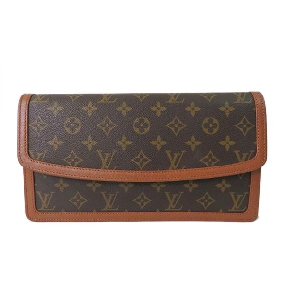 Louis Vuitton | Bags | Louis Vuitton Pochette Dame Monogram Bag Brown ...